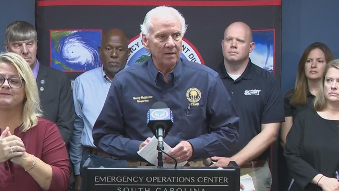 South Carolina governor Tropical Storm Debby update on August 8 | wltx.com