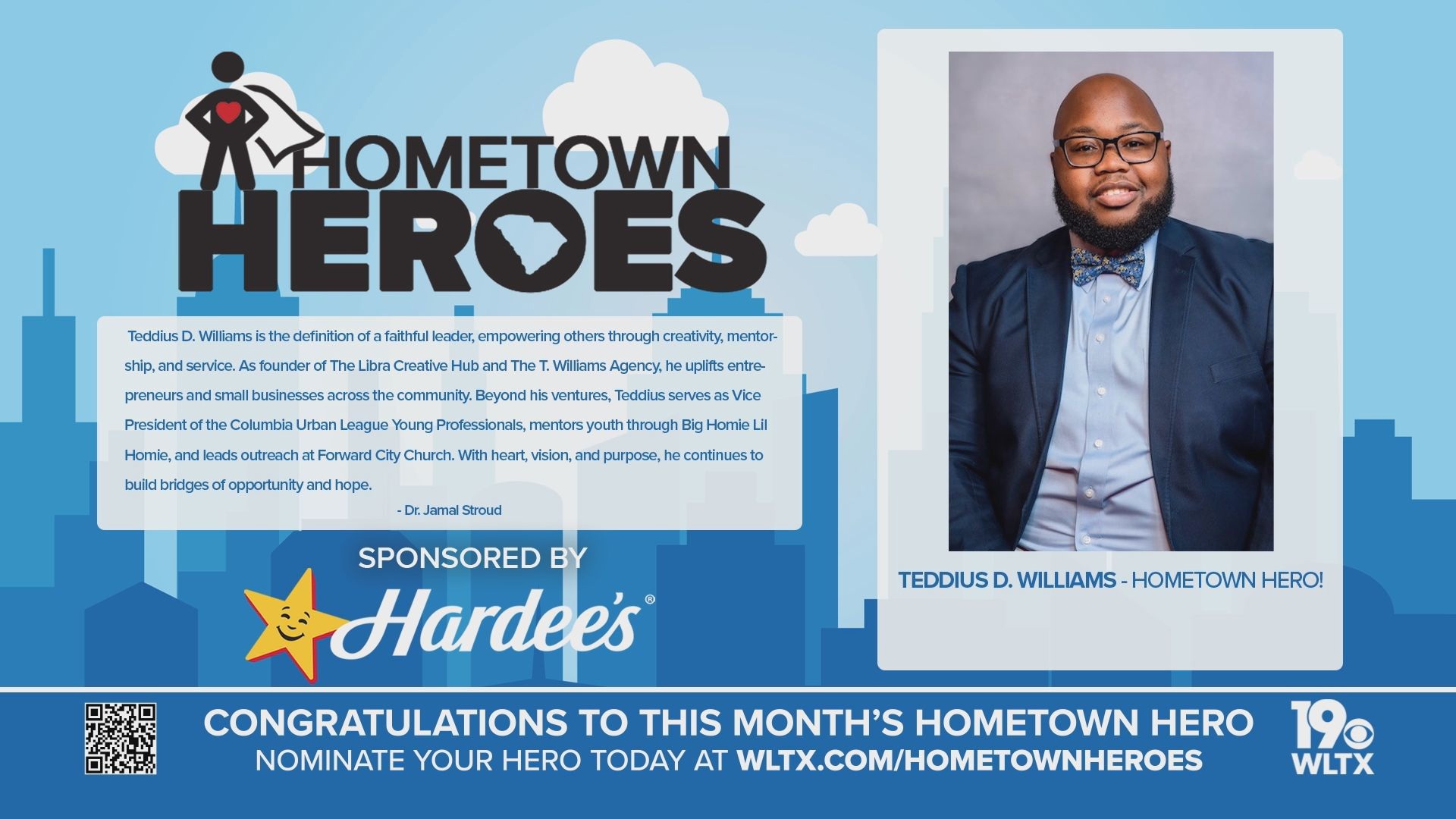Hometown Hero: Teddius D. Williams | wltx.com