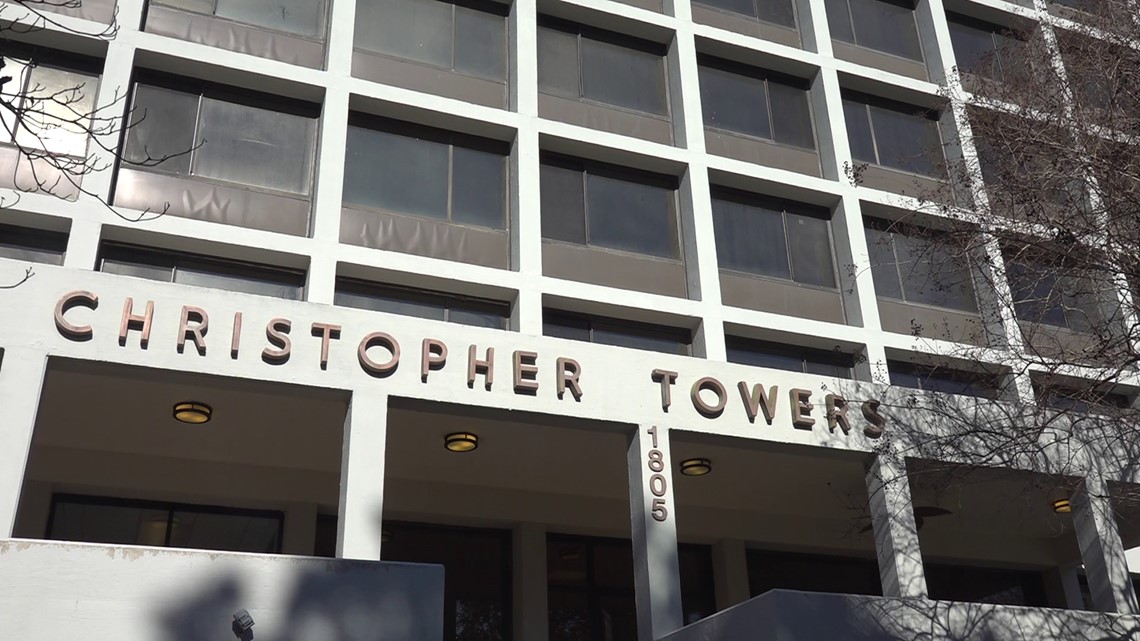 Christopher Towers pipe burst in Columbia, SC due to freezing | wltx.com