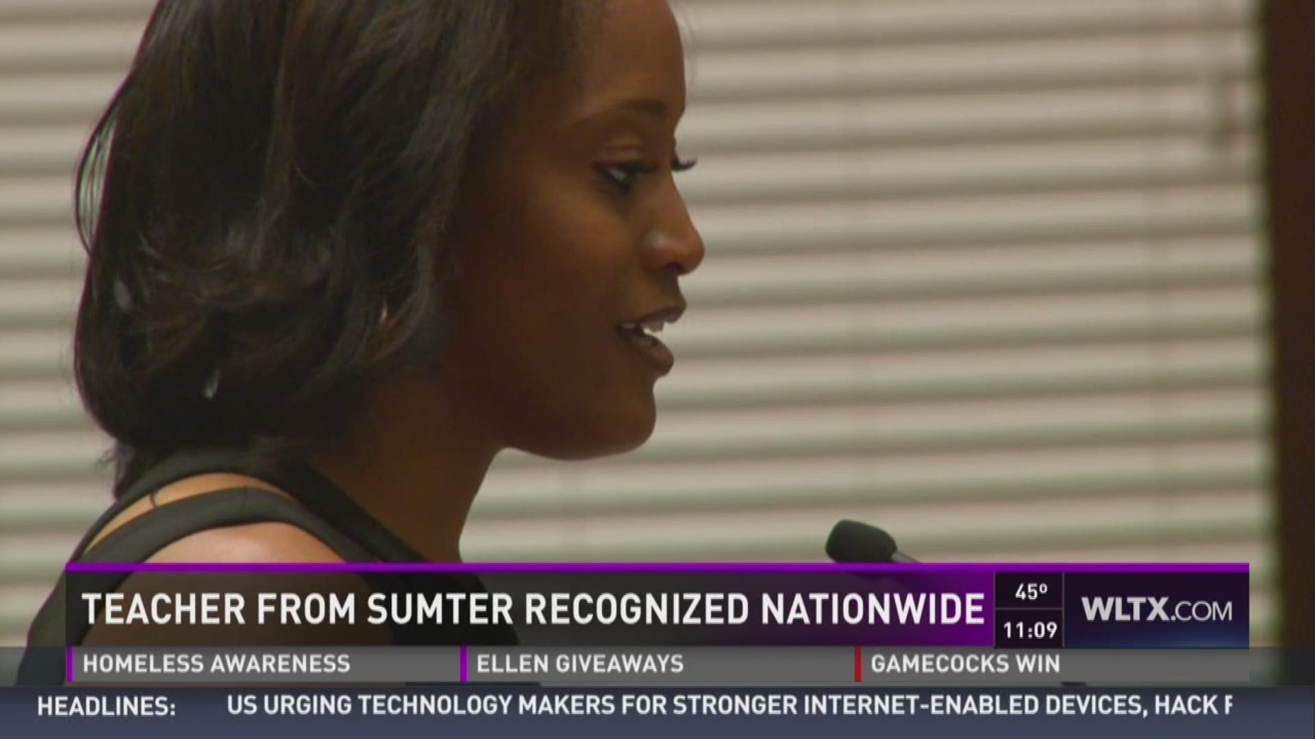Sumter Native Receives National Teacher Award | wltx.com