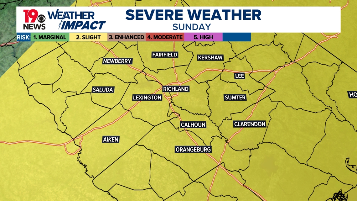 South Carolina weather forecast: Potential weekend storms | wltx.com
