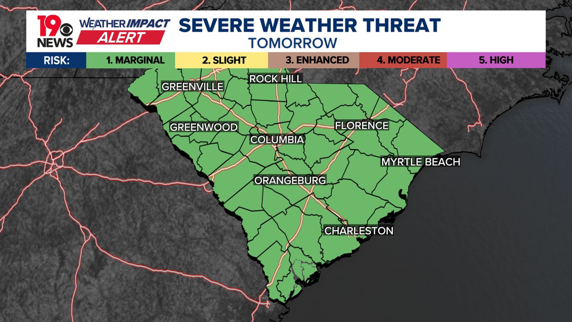 Strong to severe storms possible Thursday across South Carolina | wltx.com