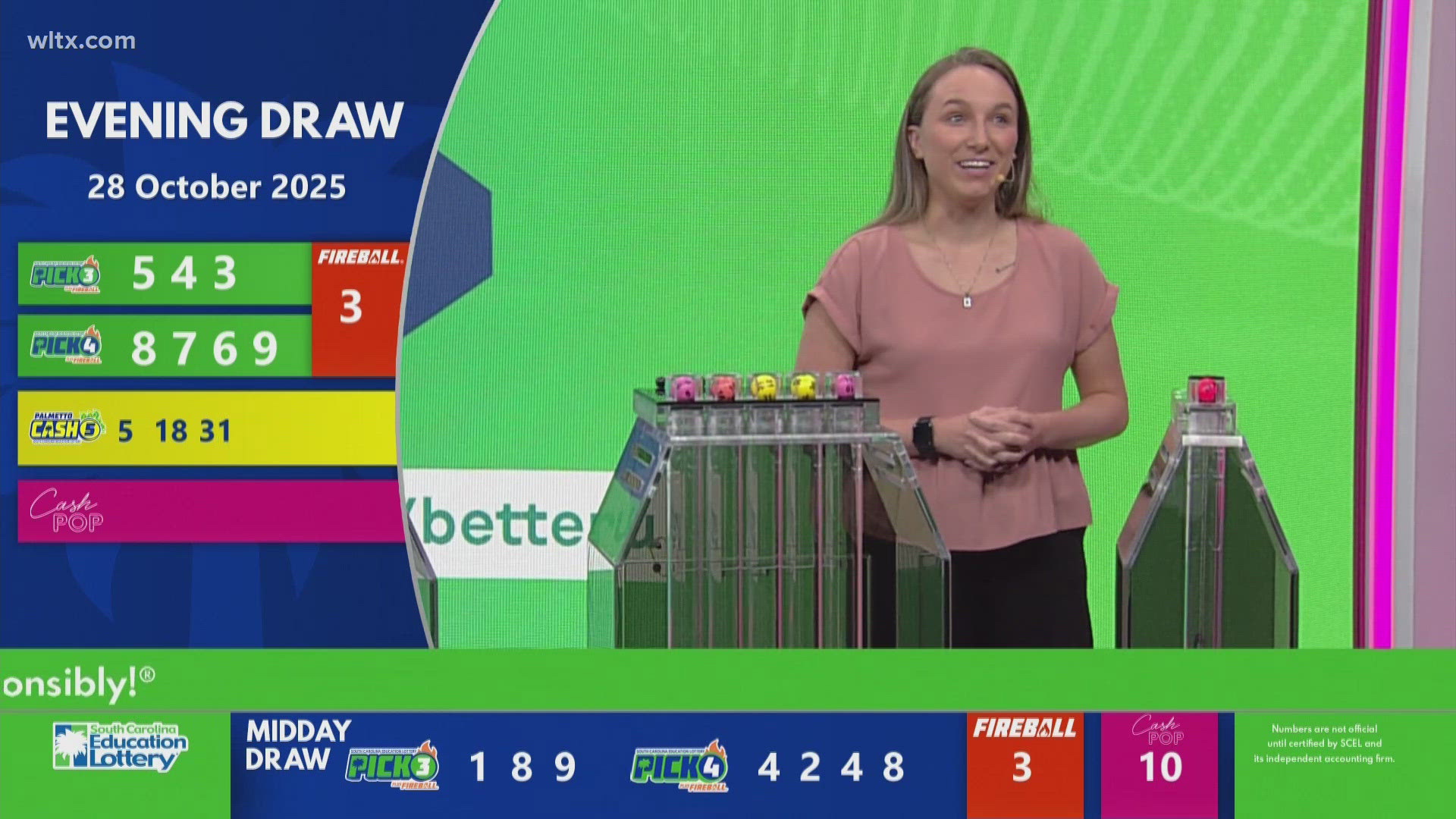 Winning Palmetto Cash 5 ticket sold at Circle K in Camden, SC | wltx.com