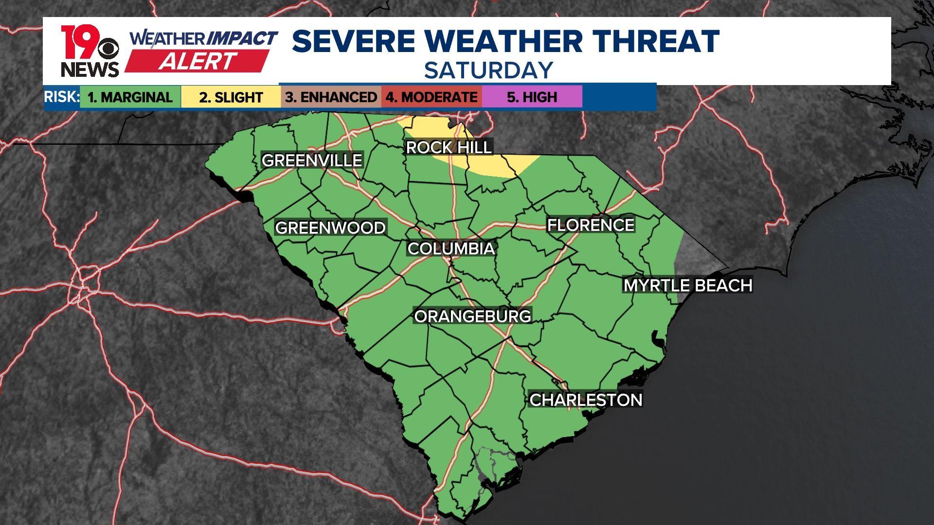 Weather Impact Alert: Strong to severe storms possible Friday night, Saturday | wltx.com