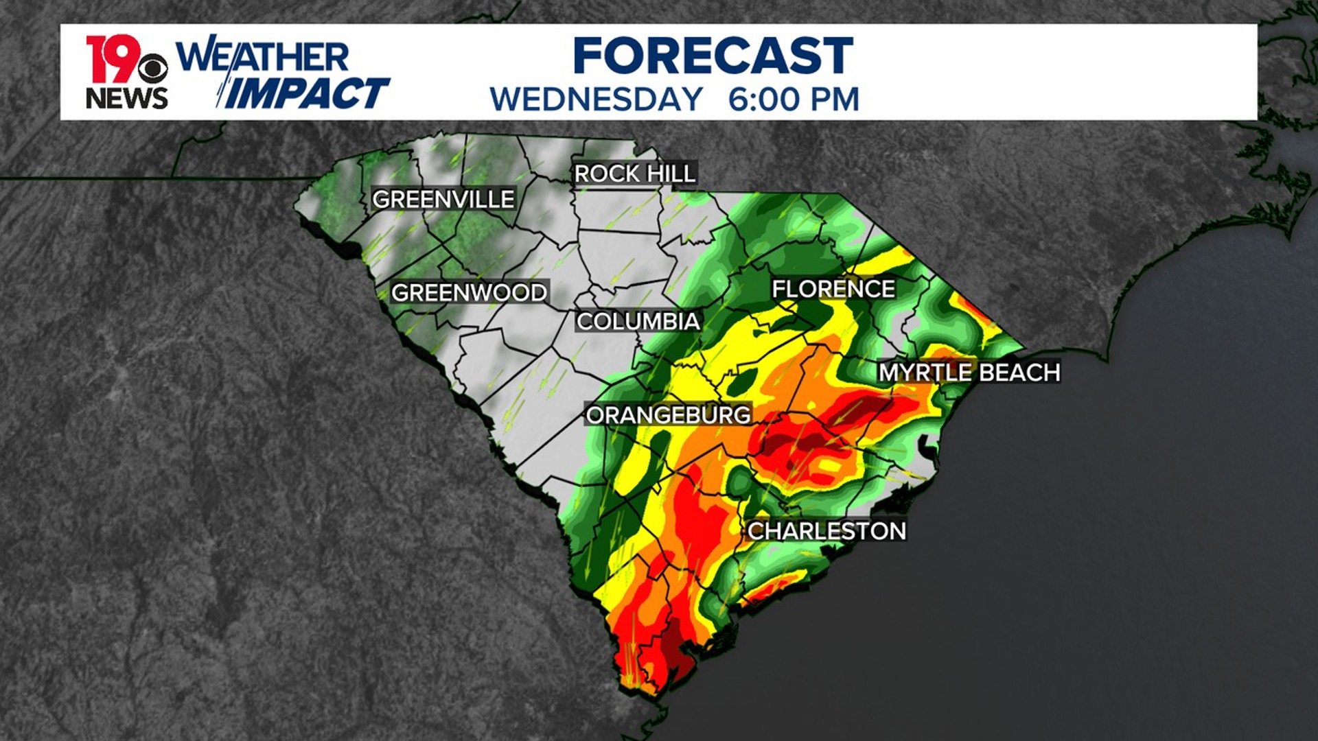 Weather impact alert: Tracking Debby's South Carolina impact | wltx.com