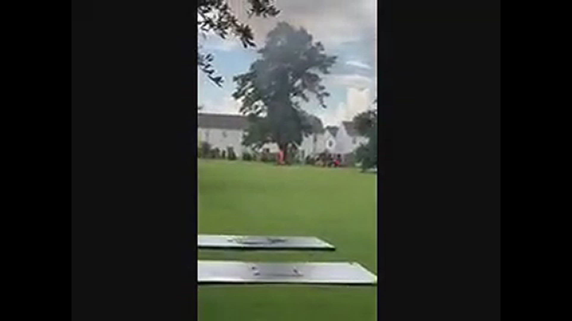 Lightning strikes a tree on Highway 15 South in Sumter County on July ...