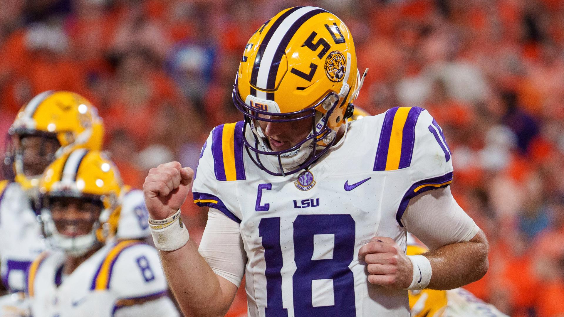 Garrett Nussmeier leads No. 9 LSU's rally for 17-10 season-opening win ...