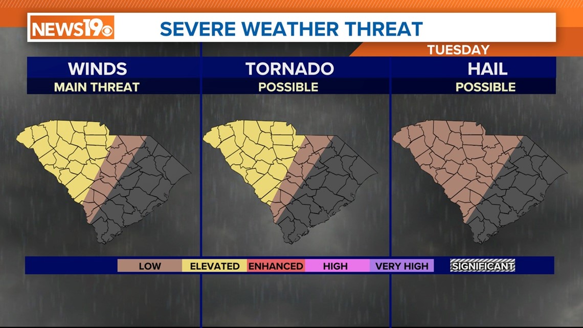 Severe Weather Possible for Parts of South Carolina Wednesday | wltx.com