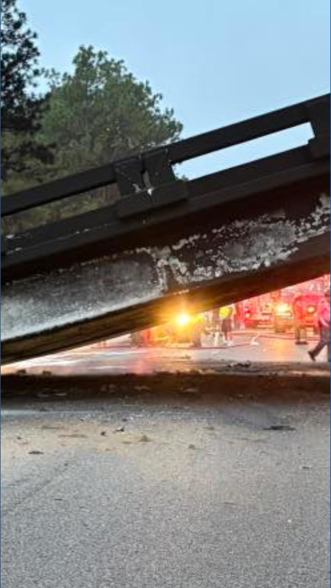 I-20 bridge collapses in Aiken County after tanker crash and fire ...