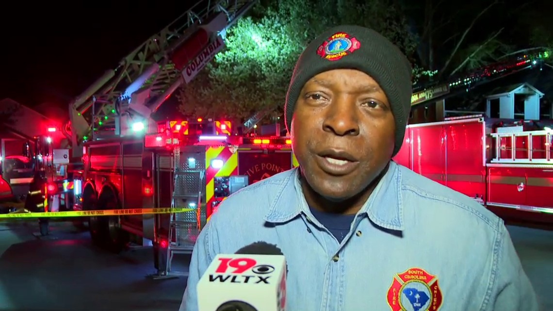 Columbia Fire Chief Aubrey Jenkins provides update on Longcreek Drive ...