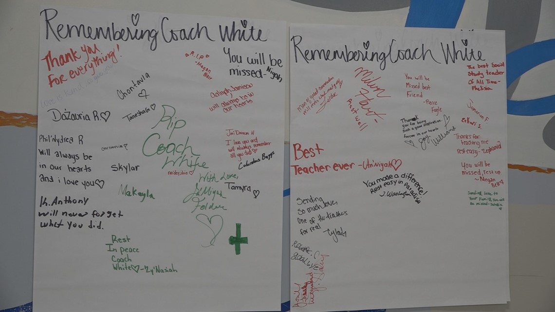 Hunter-Kinard-Tyler remembers Coach Crandall White | wltx.com