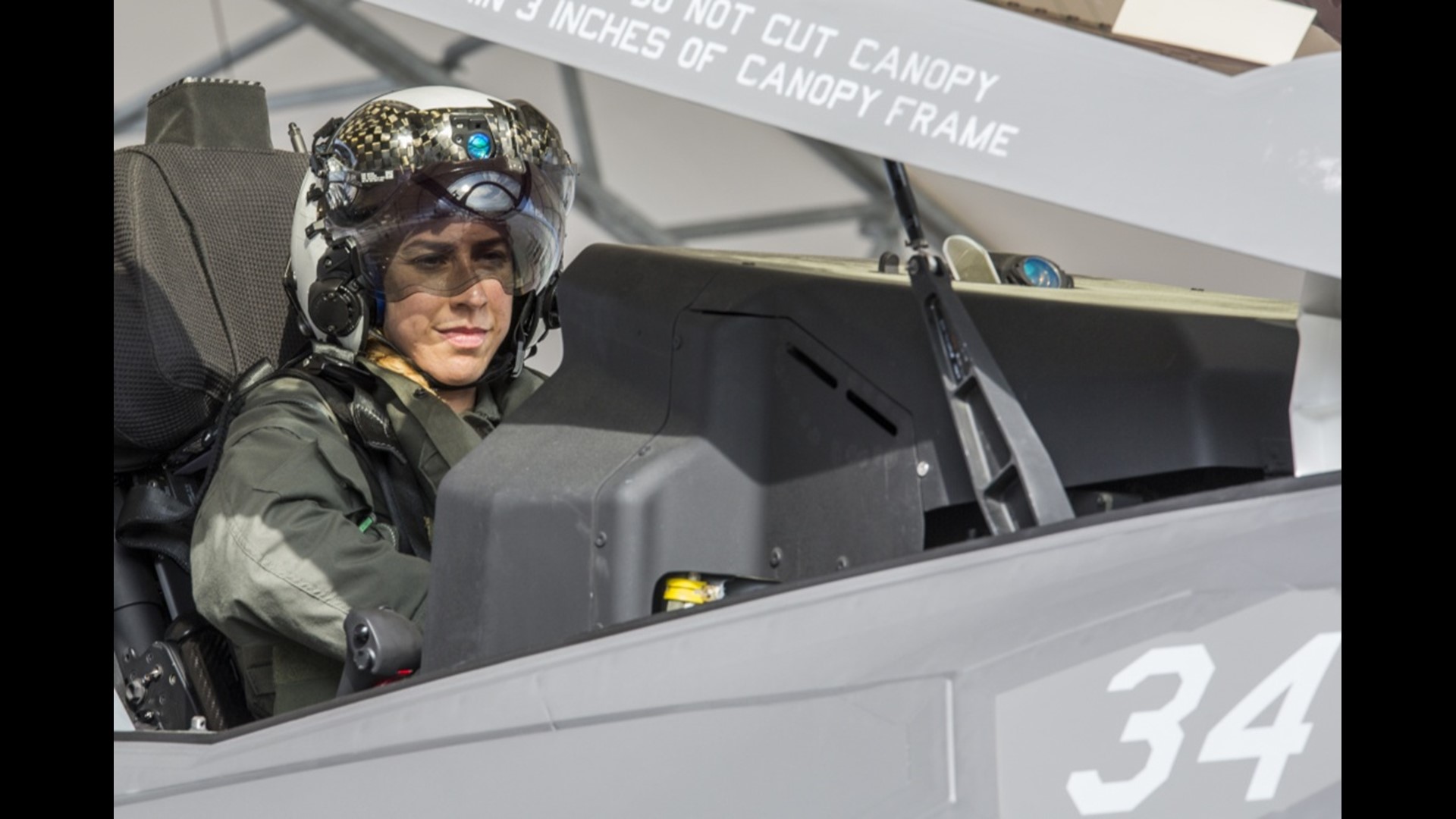 Beaufort Marine becomes first female F-35B pilot | wltx.com