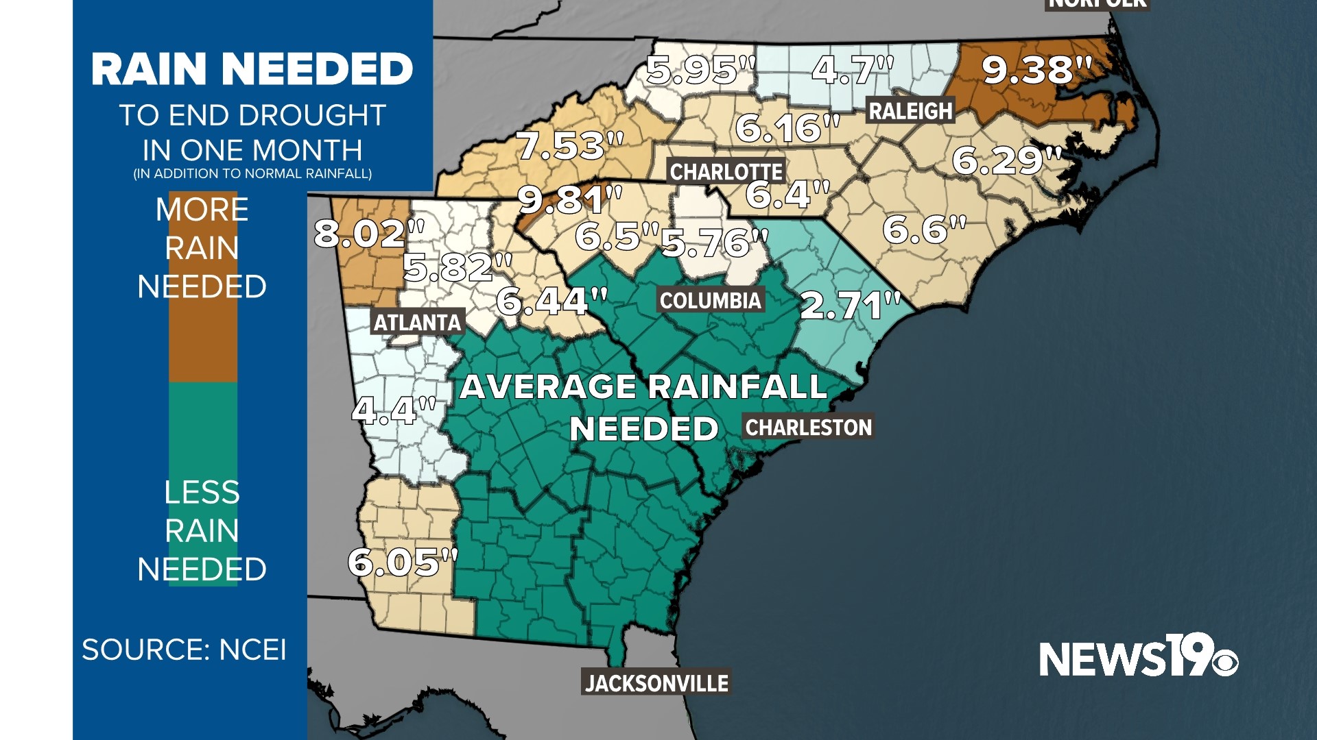 Why South Carolina needs a lot more rain to get out of drought | wltx.com