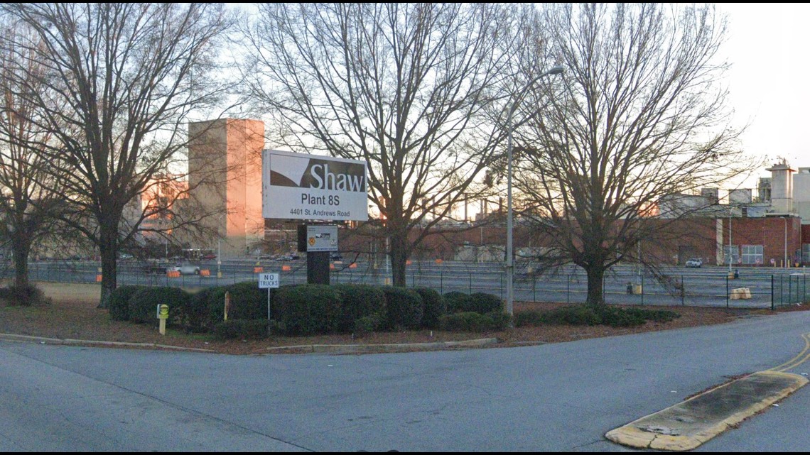 Shaw Industries to lay off 203 in Irmo, move production to Aiken | wltx.com