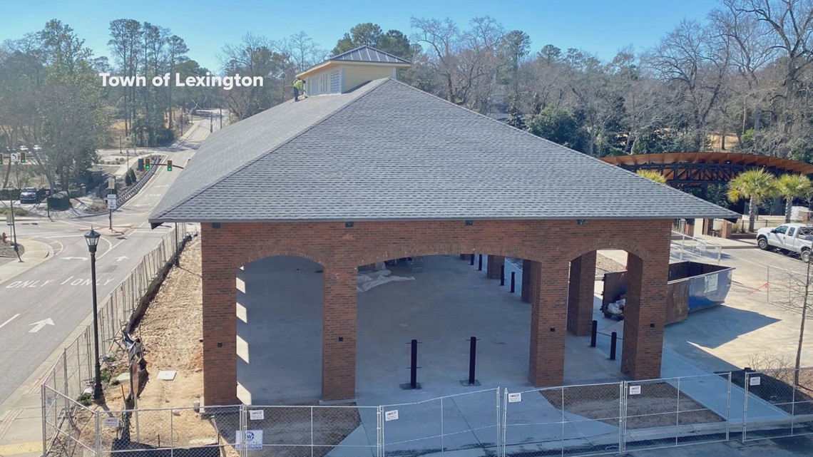 Construction for new Lexington pavilion to wrap up this month | wltx.com