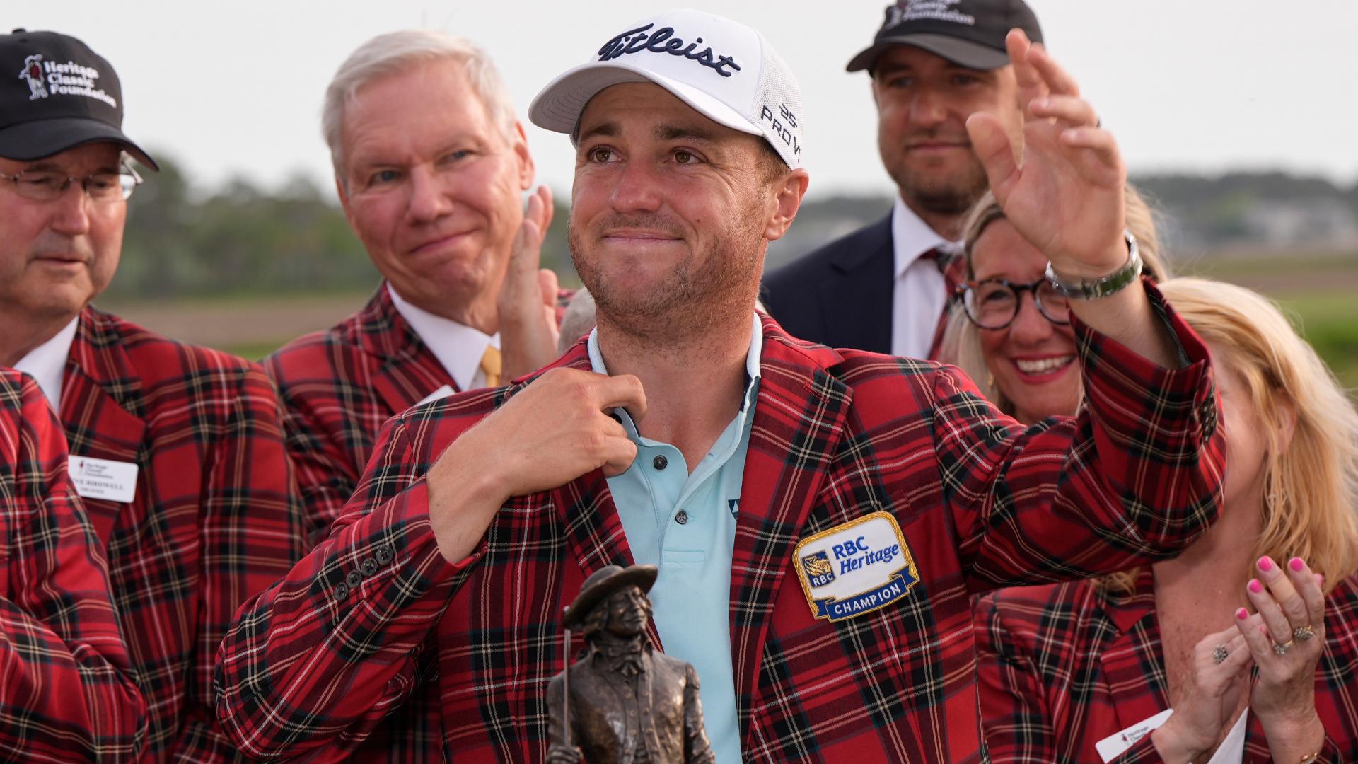 Justin Thomas wins RBC Heritage at Harbour Town in Sunday playoff ...