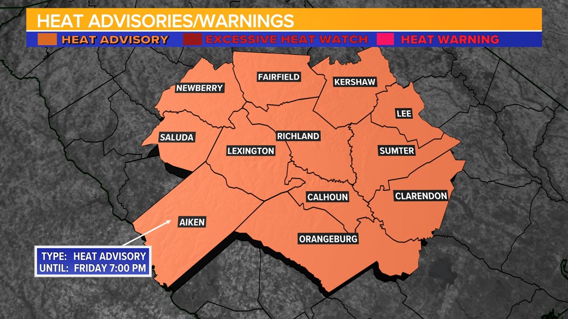 Heat Advisory in Effect Today for the Midlands | wltx.com