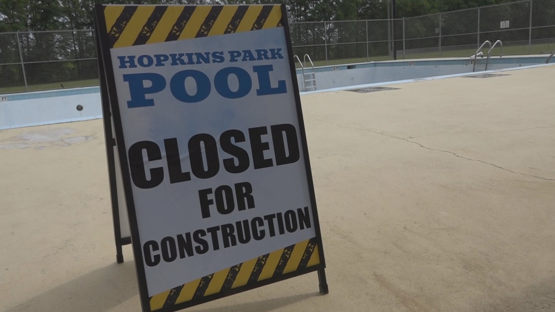 Hopkins Park pool project nears completion | wltx.com