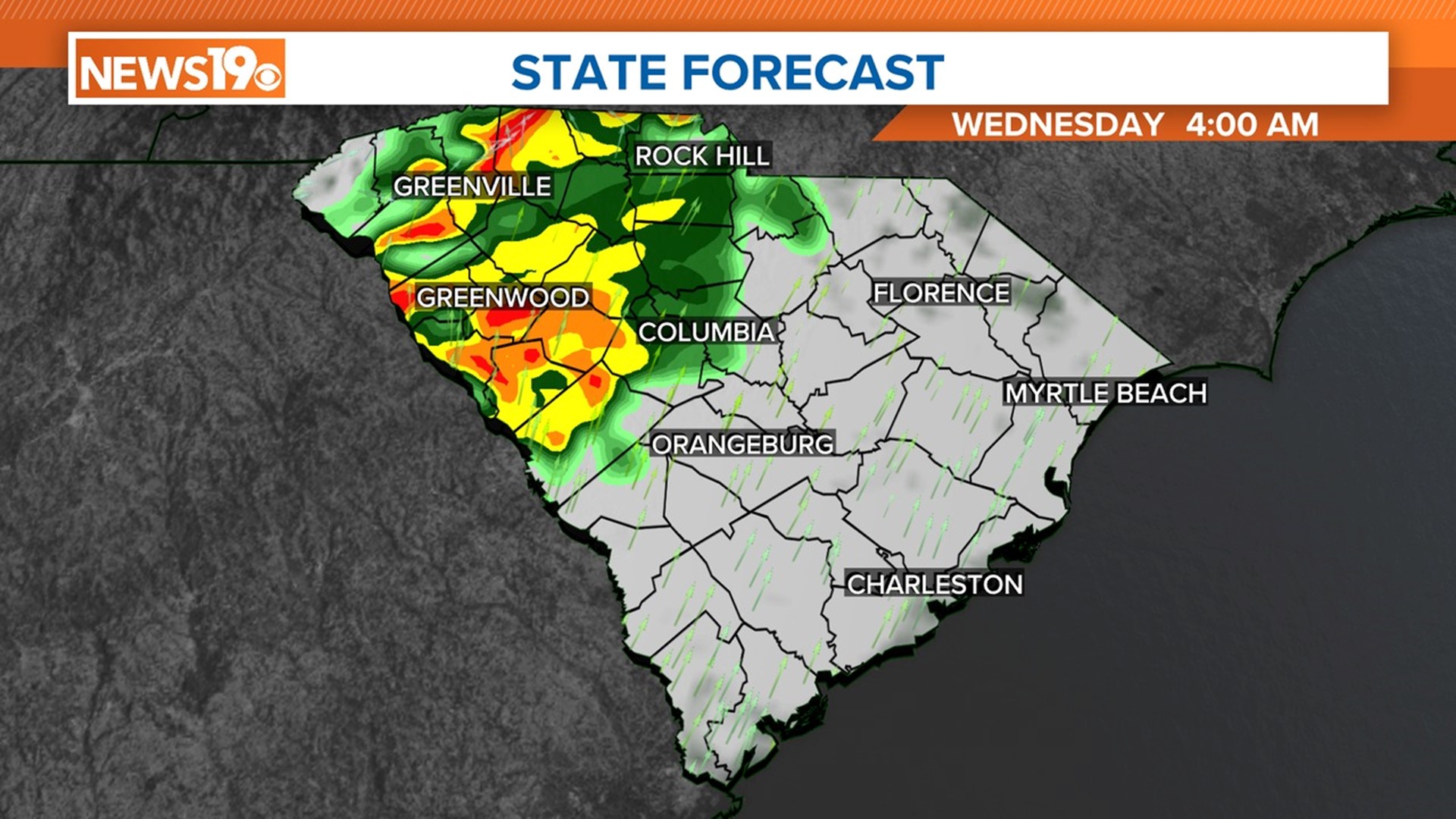 Severe Weather Possible for Parts of South Carolina Wednesday | wltx.com