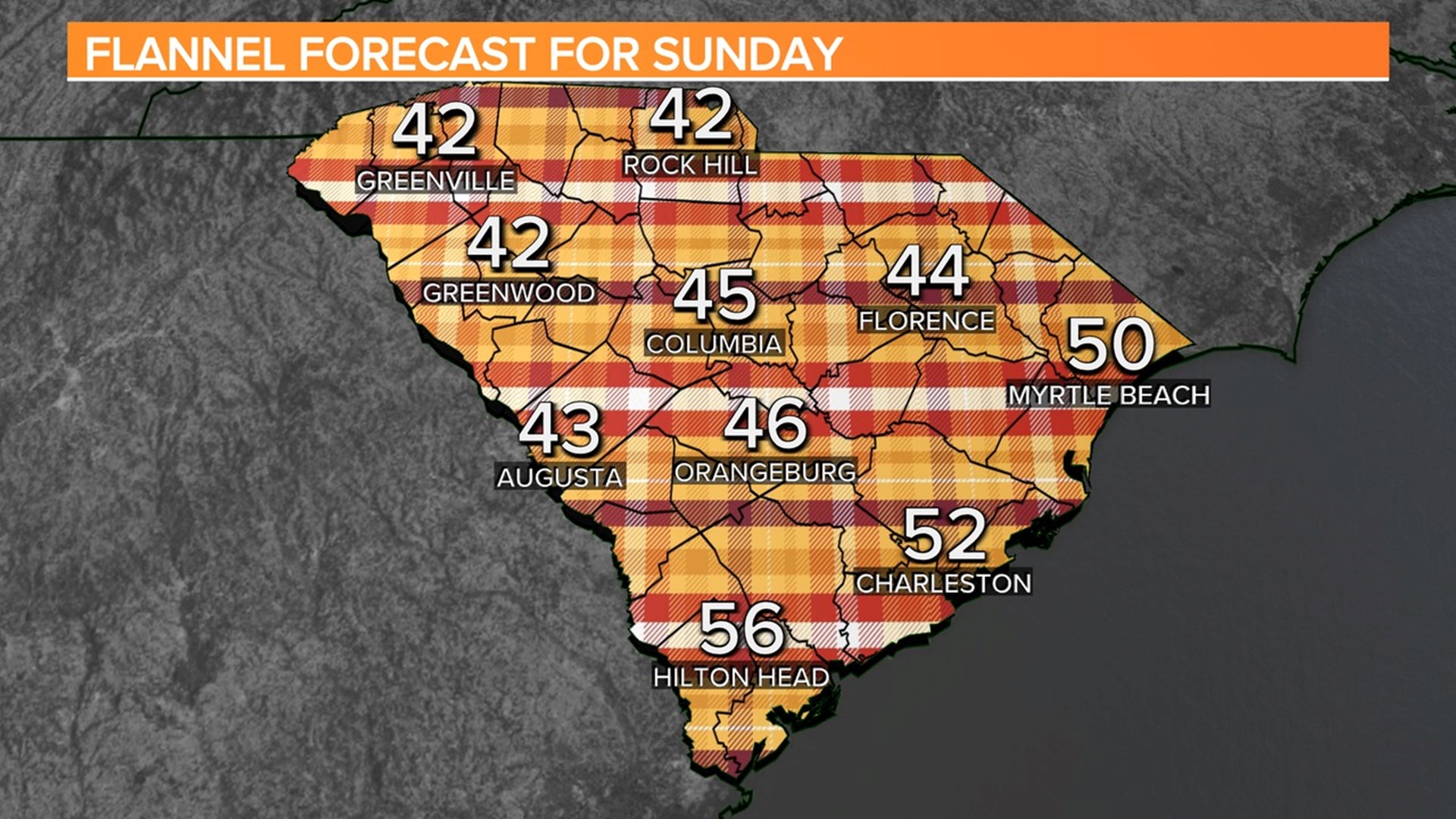 Coolest temperatures of season are on the way for South Carolina | wltx.com