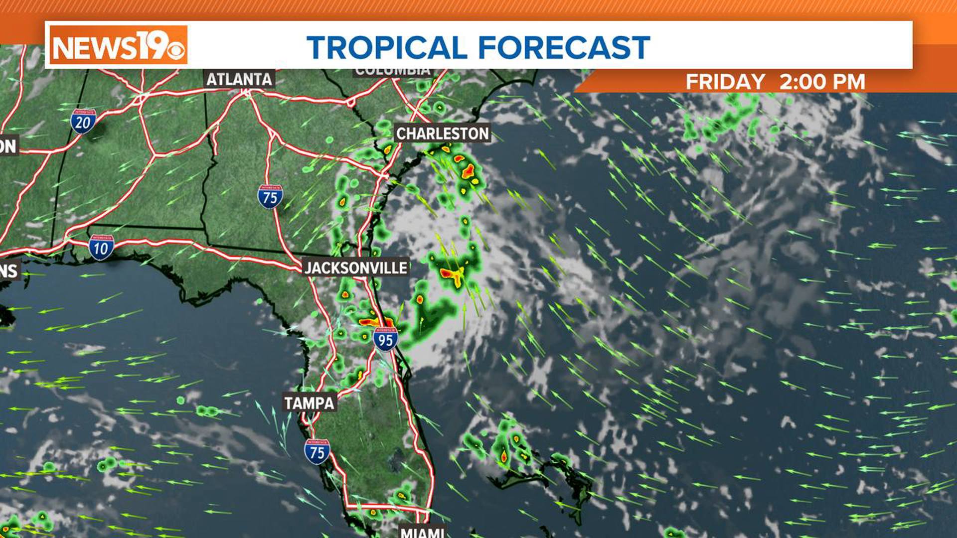 Tropical development is possible off the Southeast coast Friday | wltx.com