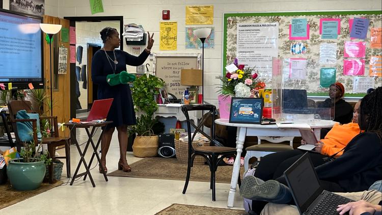 Lee Central High School teacher Zenobia Johnson-McKnight | wltx.com