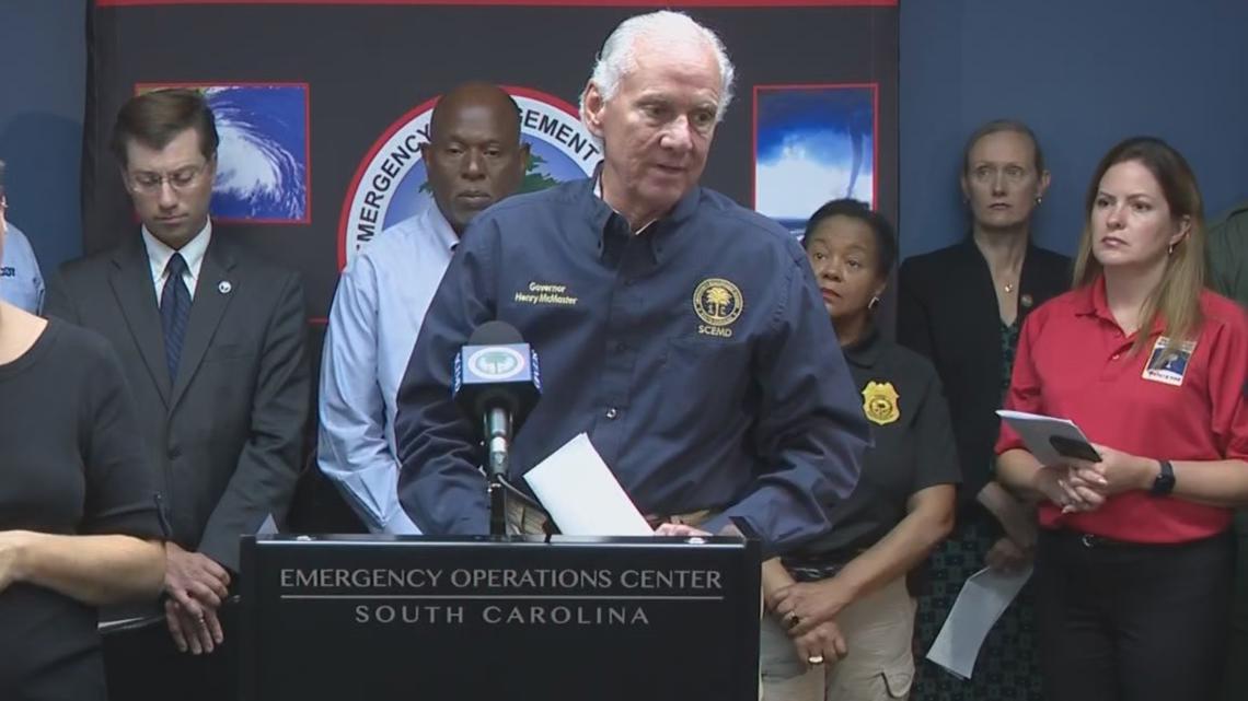 Latest Tropical Storm Debby update from South Carolina governor | wltx.com