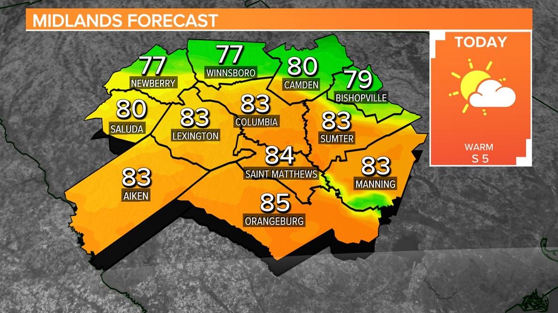 Record Temperatures Possible Today | wltx.com