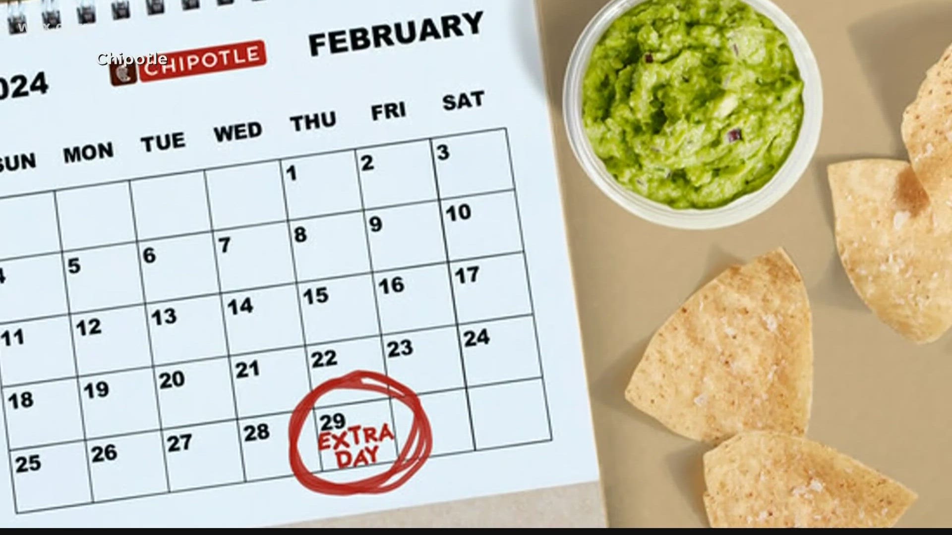 Chipotle offering free guacamole thursday | wltx.com