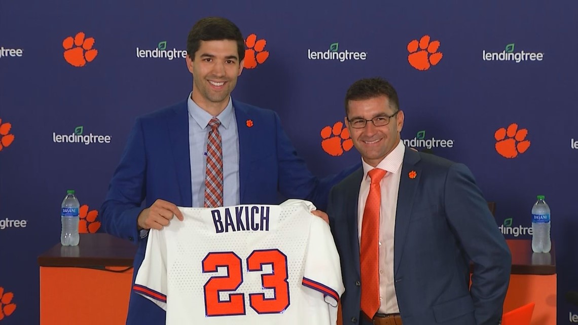 Bakich on board, Clemson introduces its new head baseball coach | wltx.com