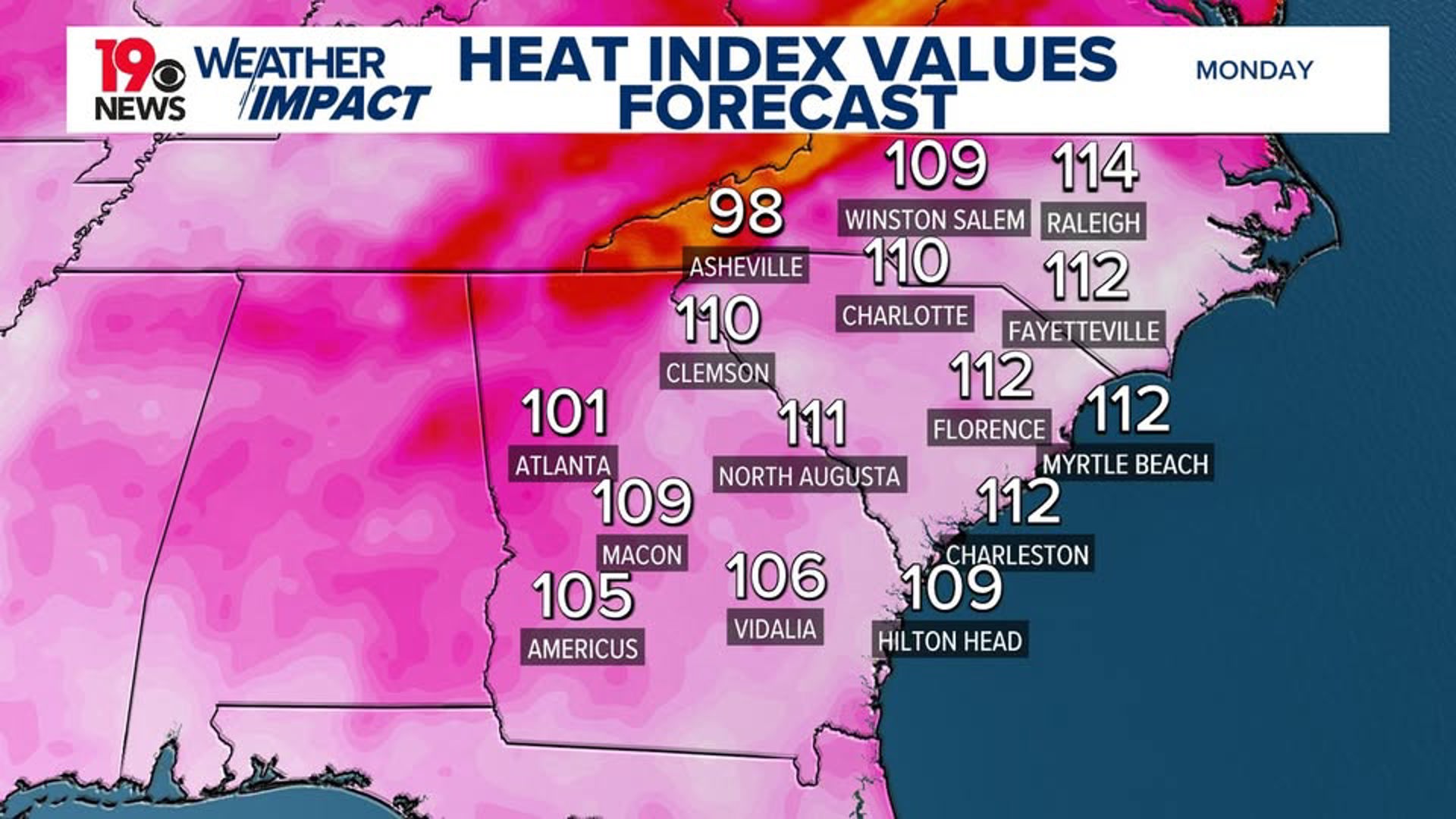 South Carolina heat wave brings dangerous temps through Monday | wltx.com