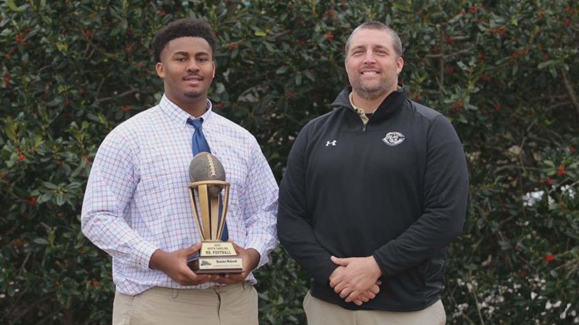 Camden defensive lineman is named the state's Mr. Football | wltx.com