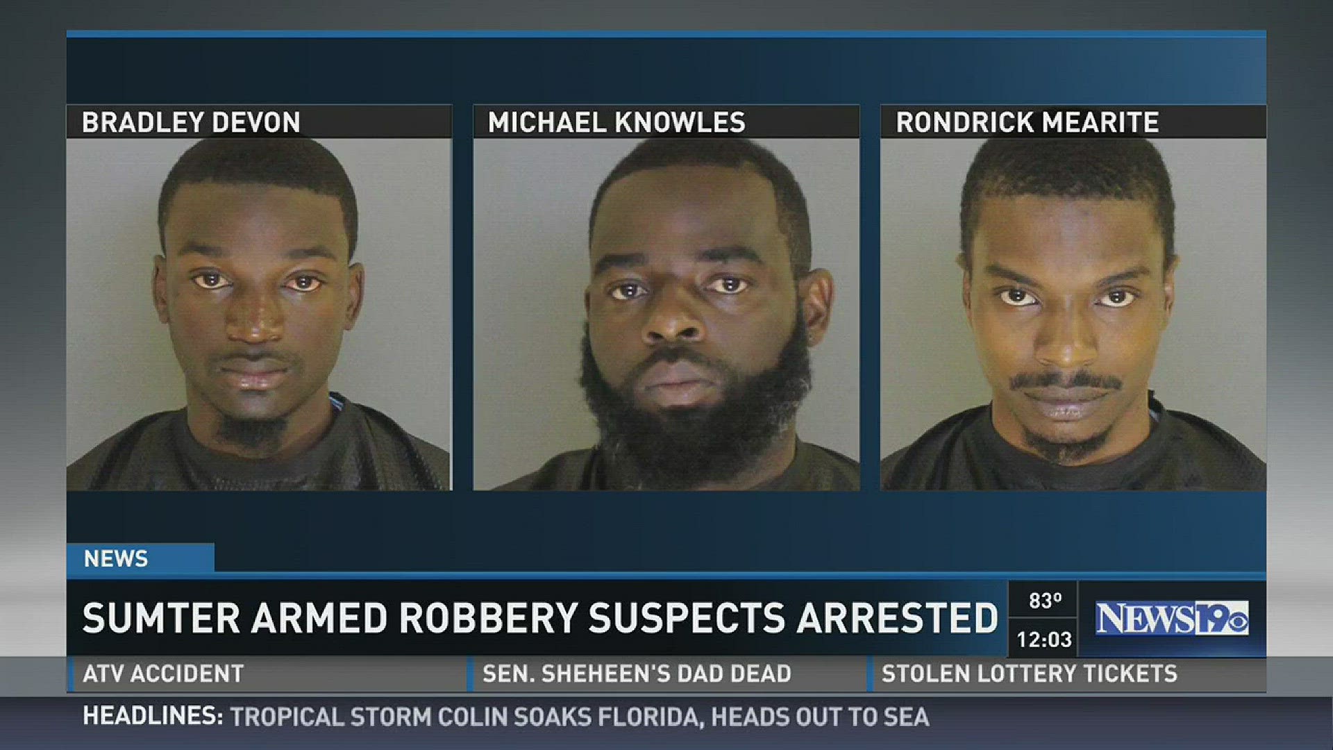 Sumter Police: Jewelry Store Armed Robbers Arrested | wltx.com