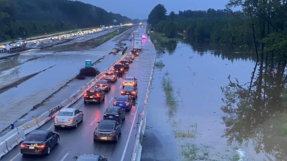 Interstate 26 in South Carolina shut down due to flood waters | wltx.com