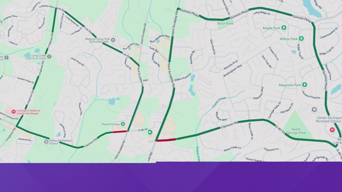 Clemson Road night closures | wltx.com