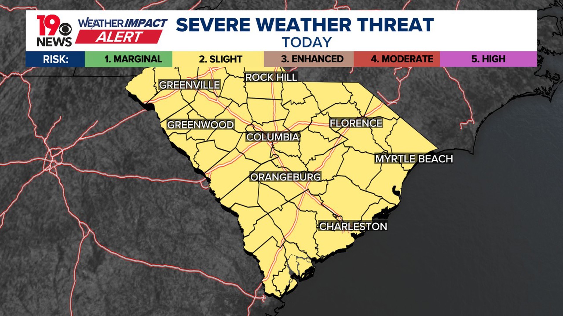 Another round of severe weather possible today for South Carolina ...