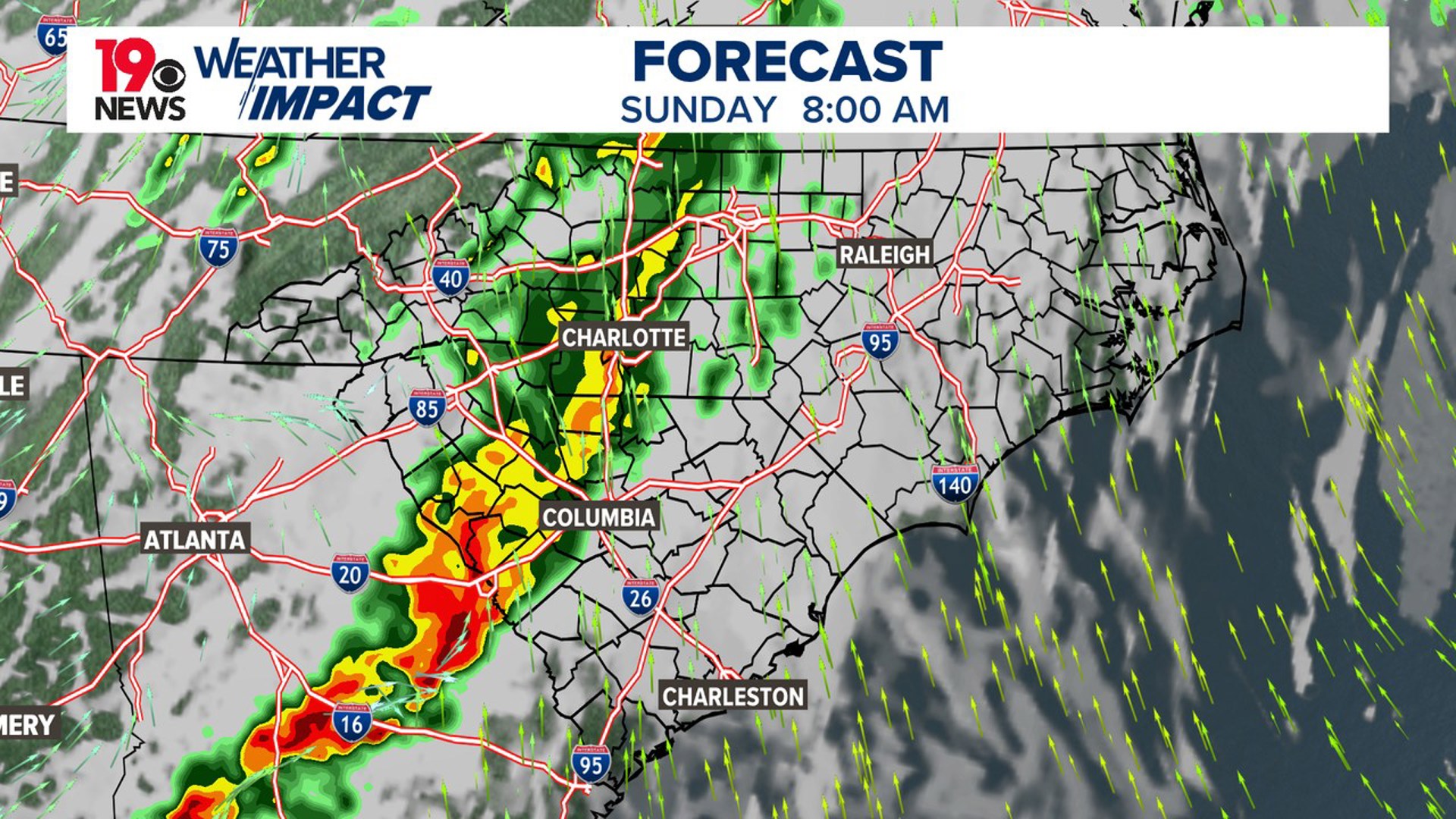 Sunday storms threaten South Carolina with severe weather | wltx.com