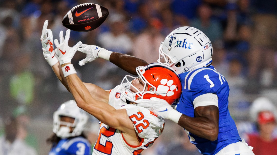 Duke stuns No. 9 Clemson 28-7 in a lopsided ACC opener | wltx.com