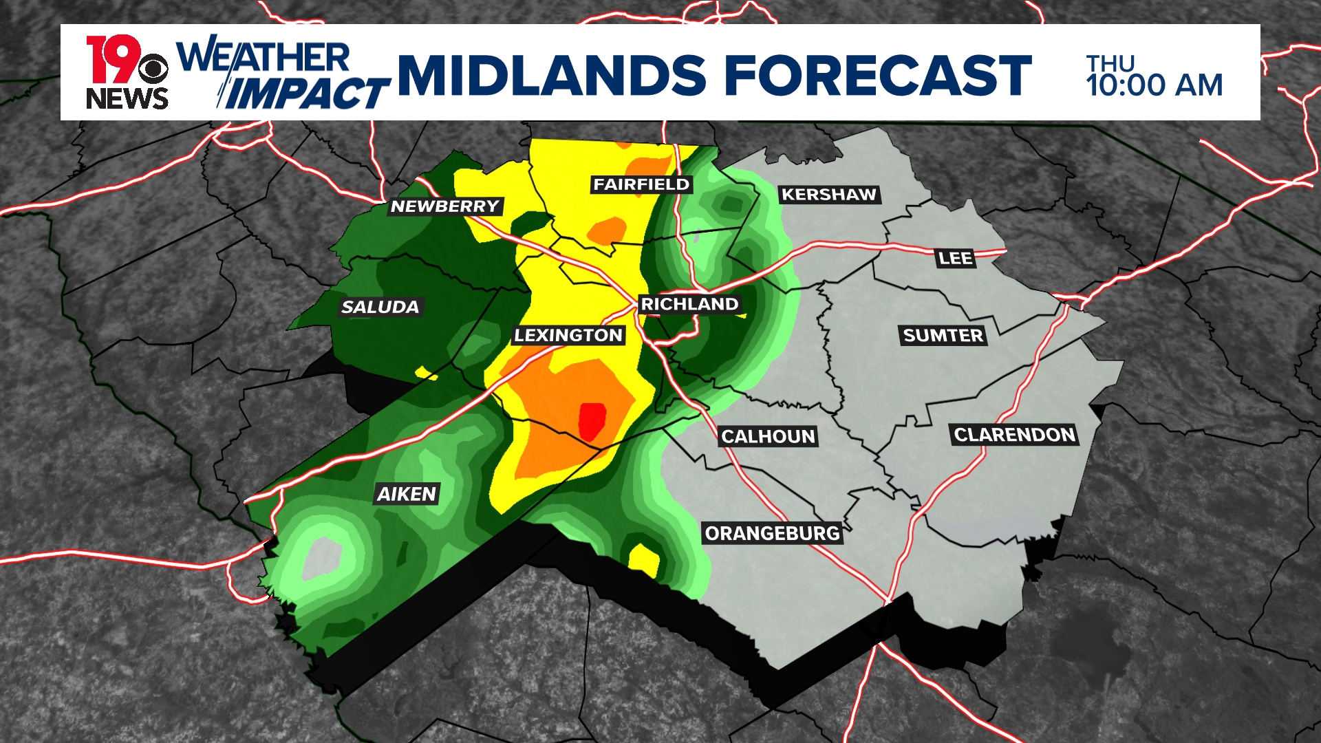 Storms and cooler temperatures Thursday | wltx.com
