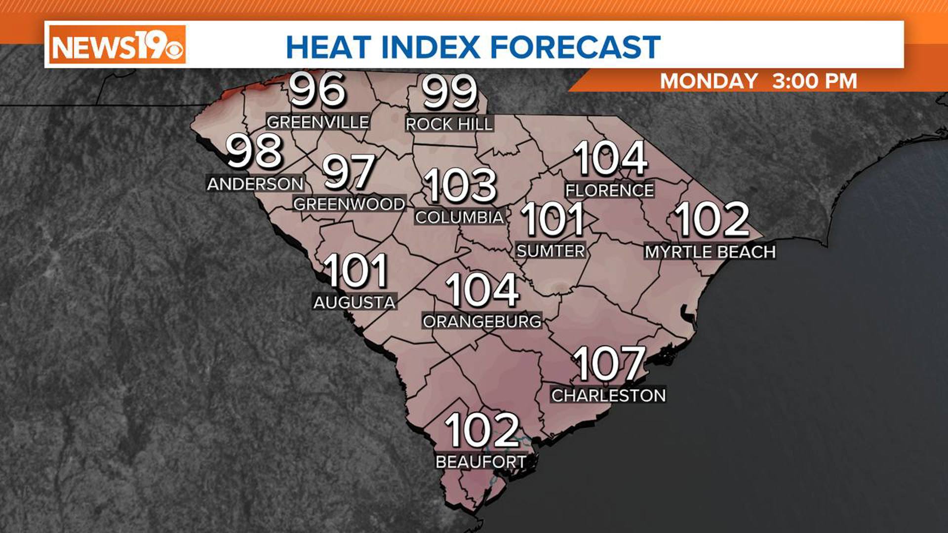 South Carolina heat and humidity set to build this week | wltx.com