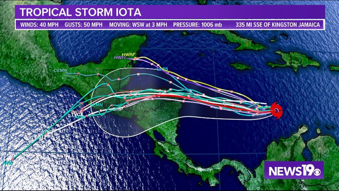 Tropical Storm Iota forms in the Atlantic | wltx.com