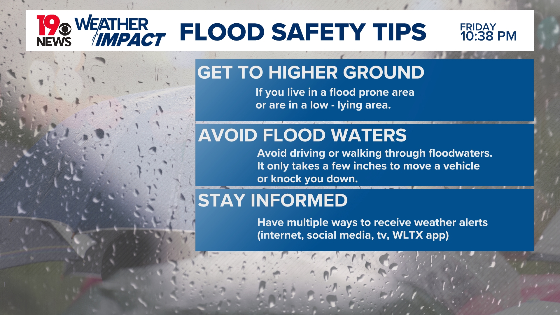 Severe Weather and Flood Safety Week: Flooding safety | wltx.com