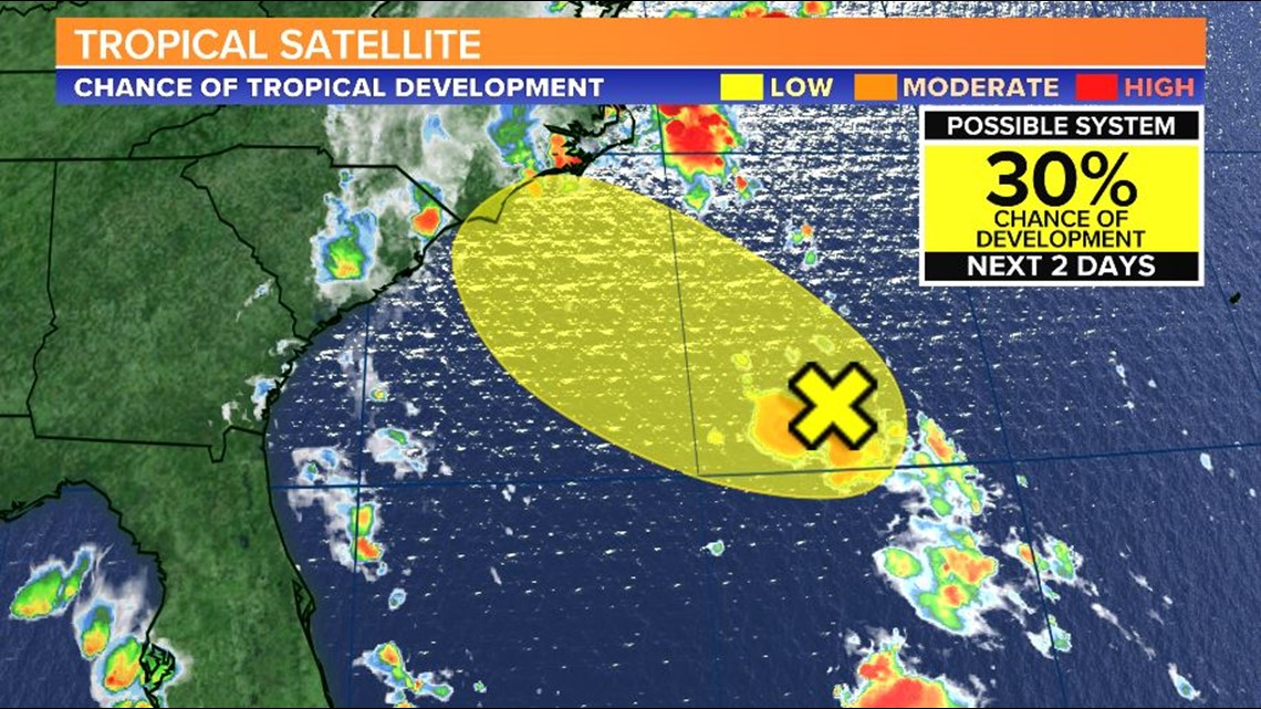 Tropical development still possible off the Southeast | wltx.com