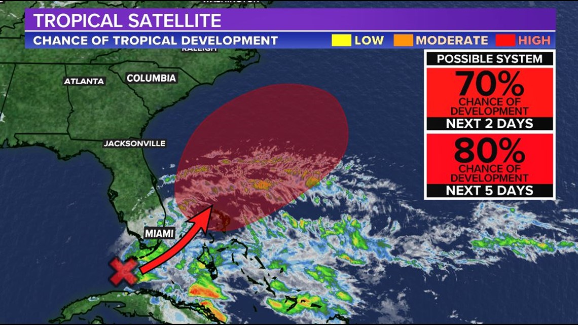 Tropical update: Storm formation likely this weekend | wltx.com