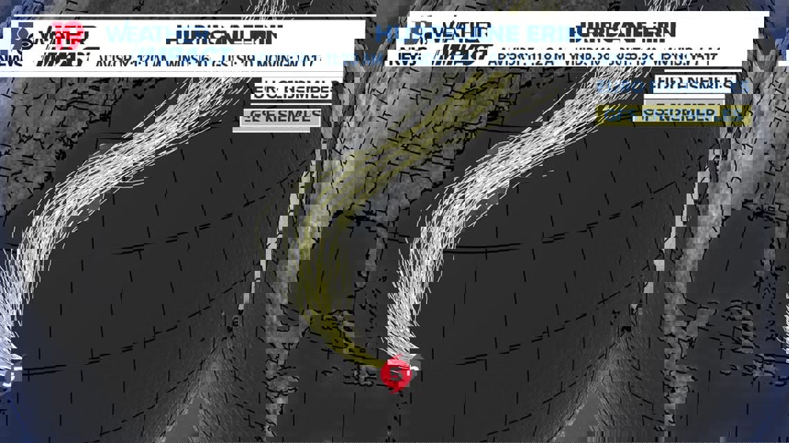 Southeast coast could see higher waves from Hurricane Erin next week ...