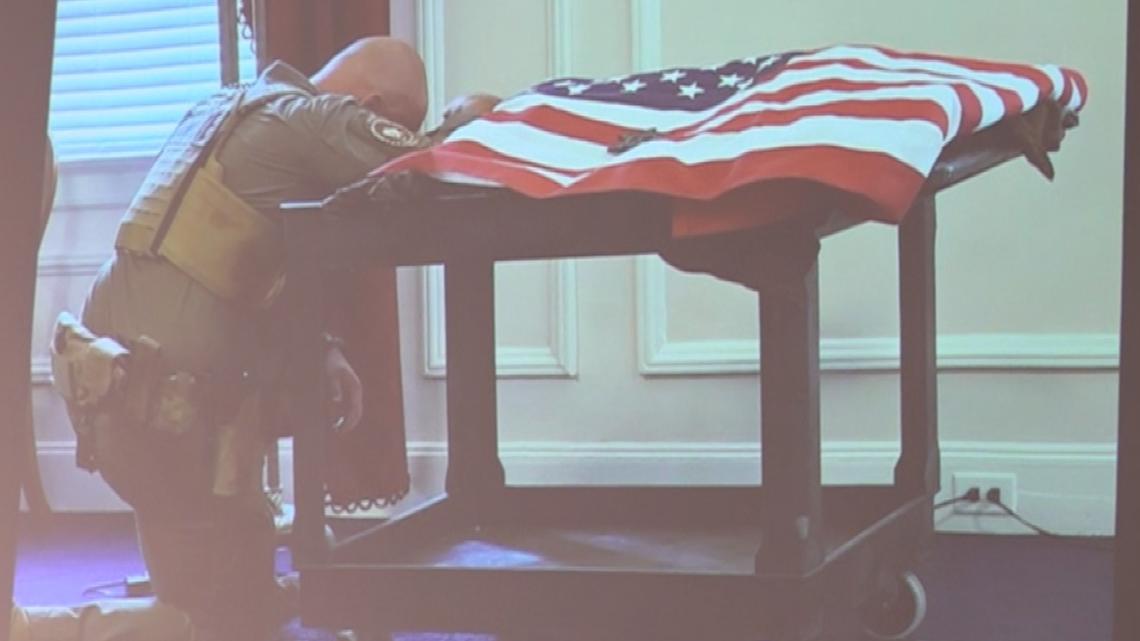 SLED honors fallen K9 Coba | wltx.com