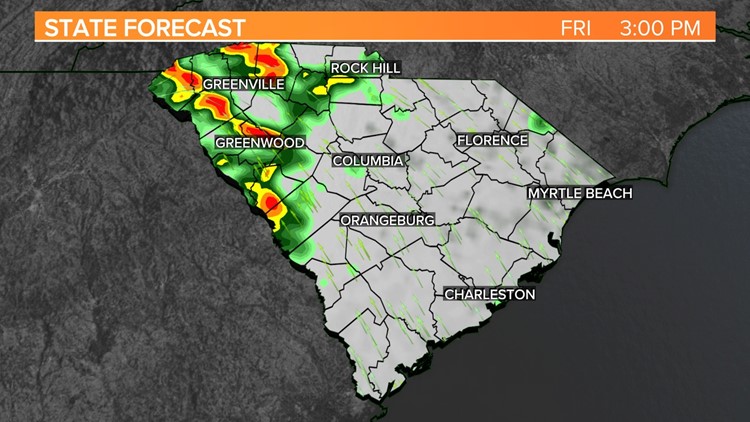 More severe weather possible for South Carolina Friday afternoon | wltx.com