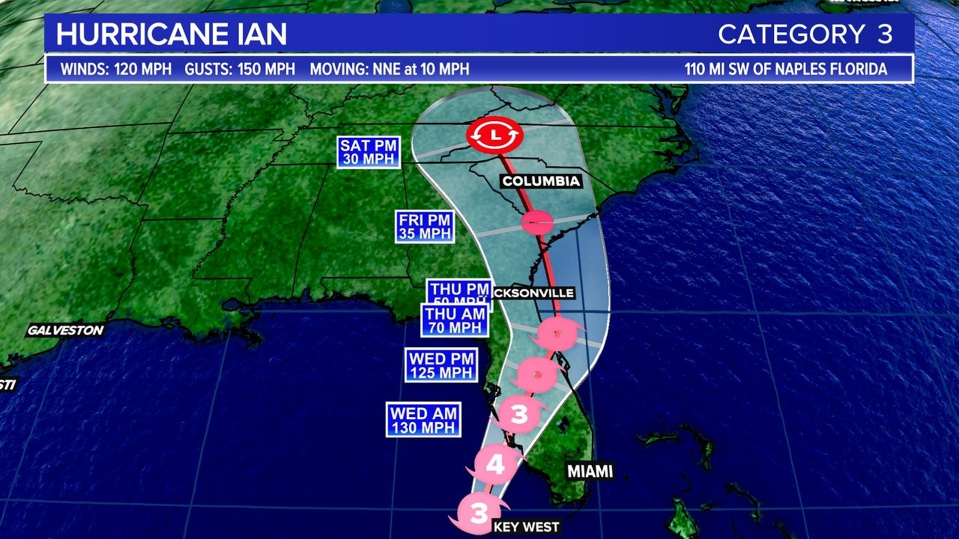 What will Hurricane Ian do in South Carolina? | wltx.com