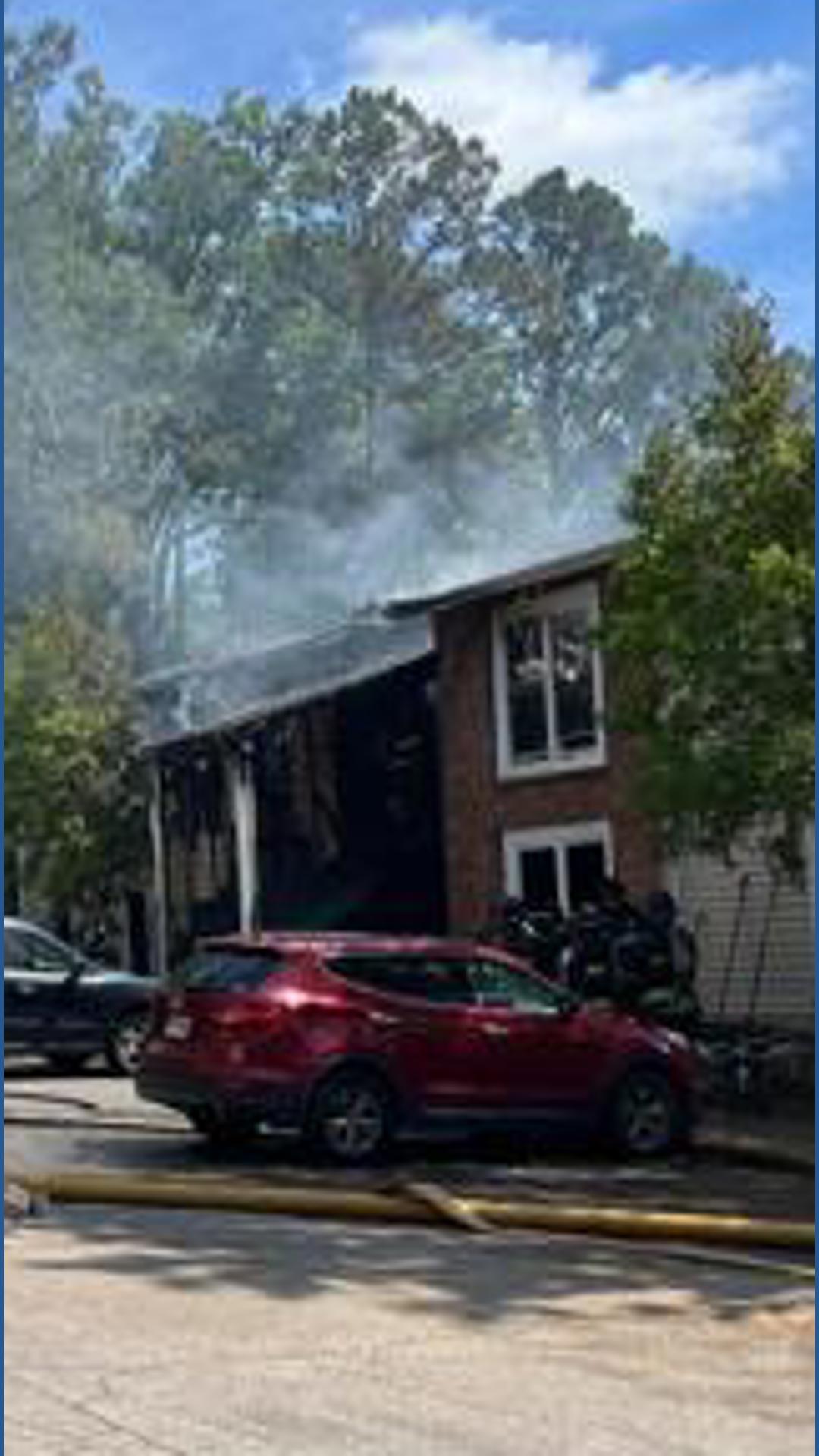 Two-alarm apartment fire on Bush River Road displaces 23 residents ...