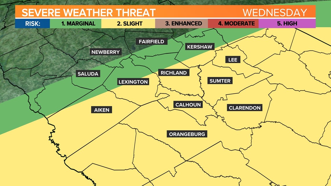 Timeline for severe weather in South Carolina | wltx.com